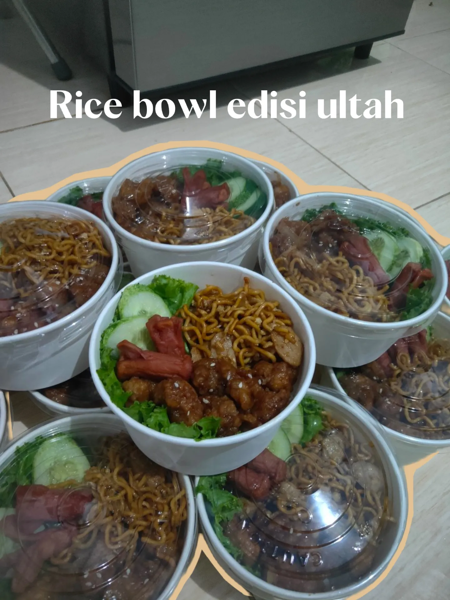Rice bowl edisi ultah | Galeri diposting oleh Asti Nurhayati4 | Lemon8