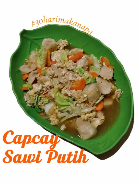 Capcay Sawi Putih | Galeri diposting oleh Rinta | Lemon8