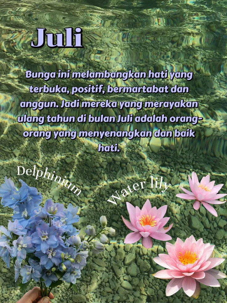 BIRTH MONTH FLOWER APA ITU? 🌺🌸💐🌷 | Galeri diposting oleh ZAHWA AYU | Lemon8