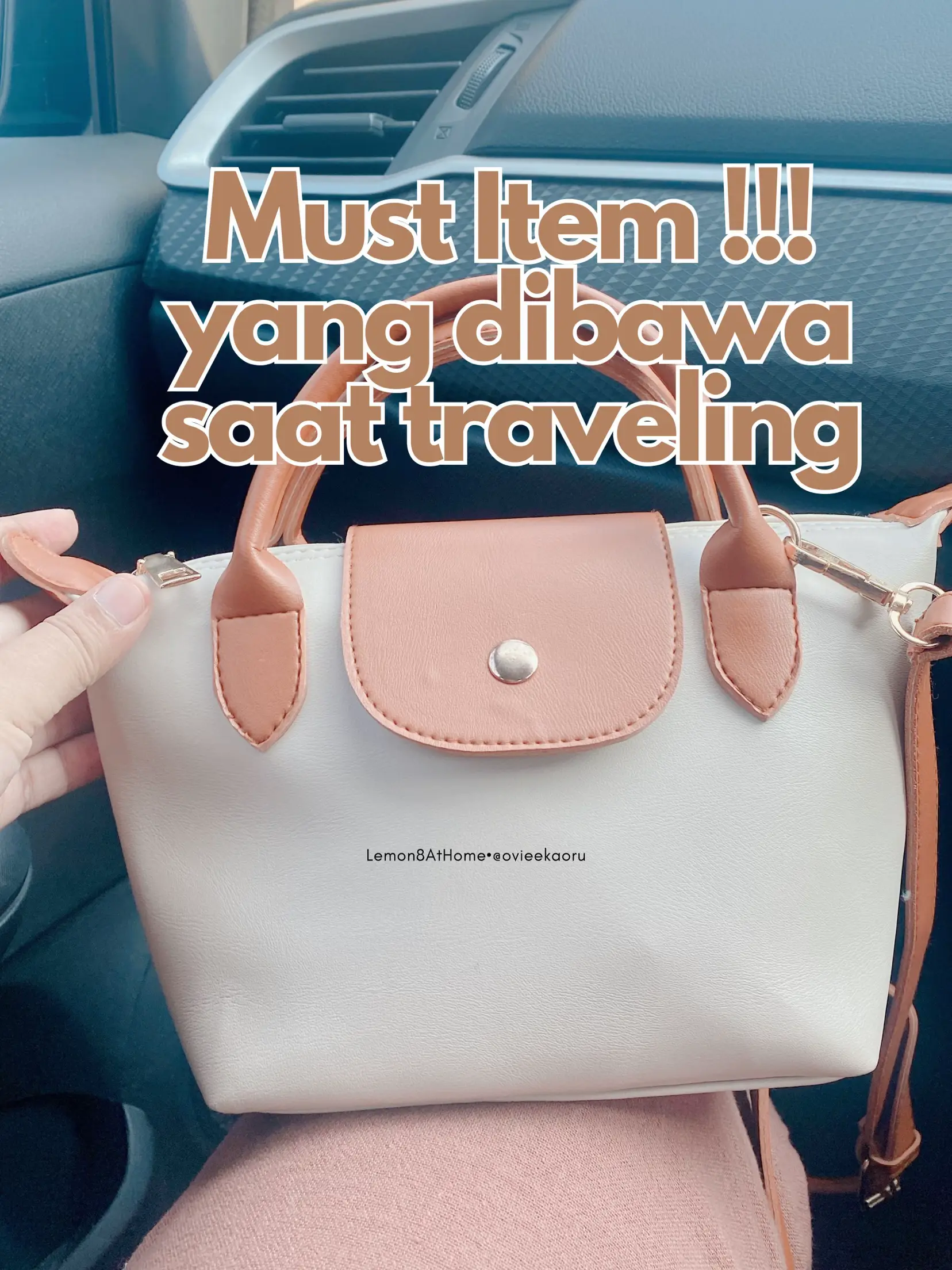 Must item yang wajib saat traveling | Galeri diposting oleh @ovieekaoru | Lemon8