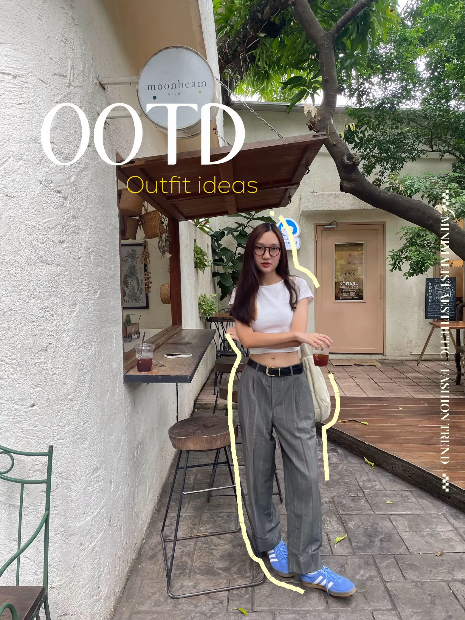OOTD เสื้อยืดกางเกงขายาว แค่เพิ่มเข็มขัดให้ลุคcomplete 💫🧸 | แกลเลอรีที่ ...