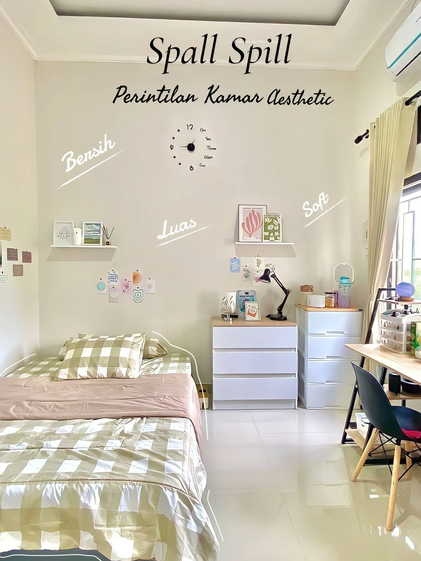 PERINTILAN KAMAR AESTHETIC🐣 | Galeri diposting oleh ♡ | Lemon8