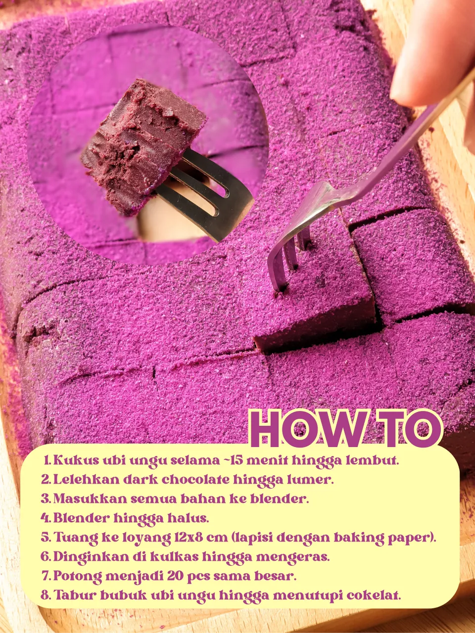 Royce Chocolate Versi Diet🍠 Ubi Ungu 🍫Nyoklat! | Galeri diposting oleh lcellen! | Lemon8