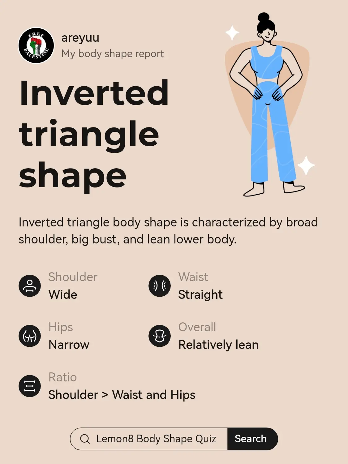 My Body Shape Report | Galeri disiarkan oleh areyuu 🍉🇵🇸 | Lemon8