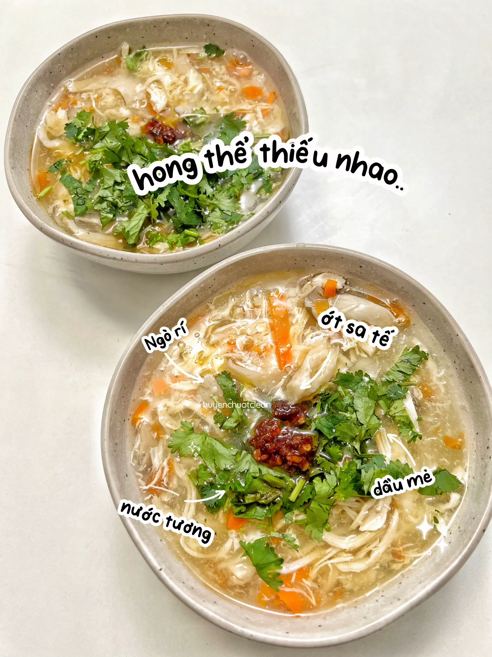 NẤU SÚP HỆ NGHÈO CHỈ 5 NGUYÊN LIỆU ĐƠN GIẢN | Bộ sưu tập do huyenchuotclean đăng | Lemon8