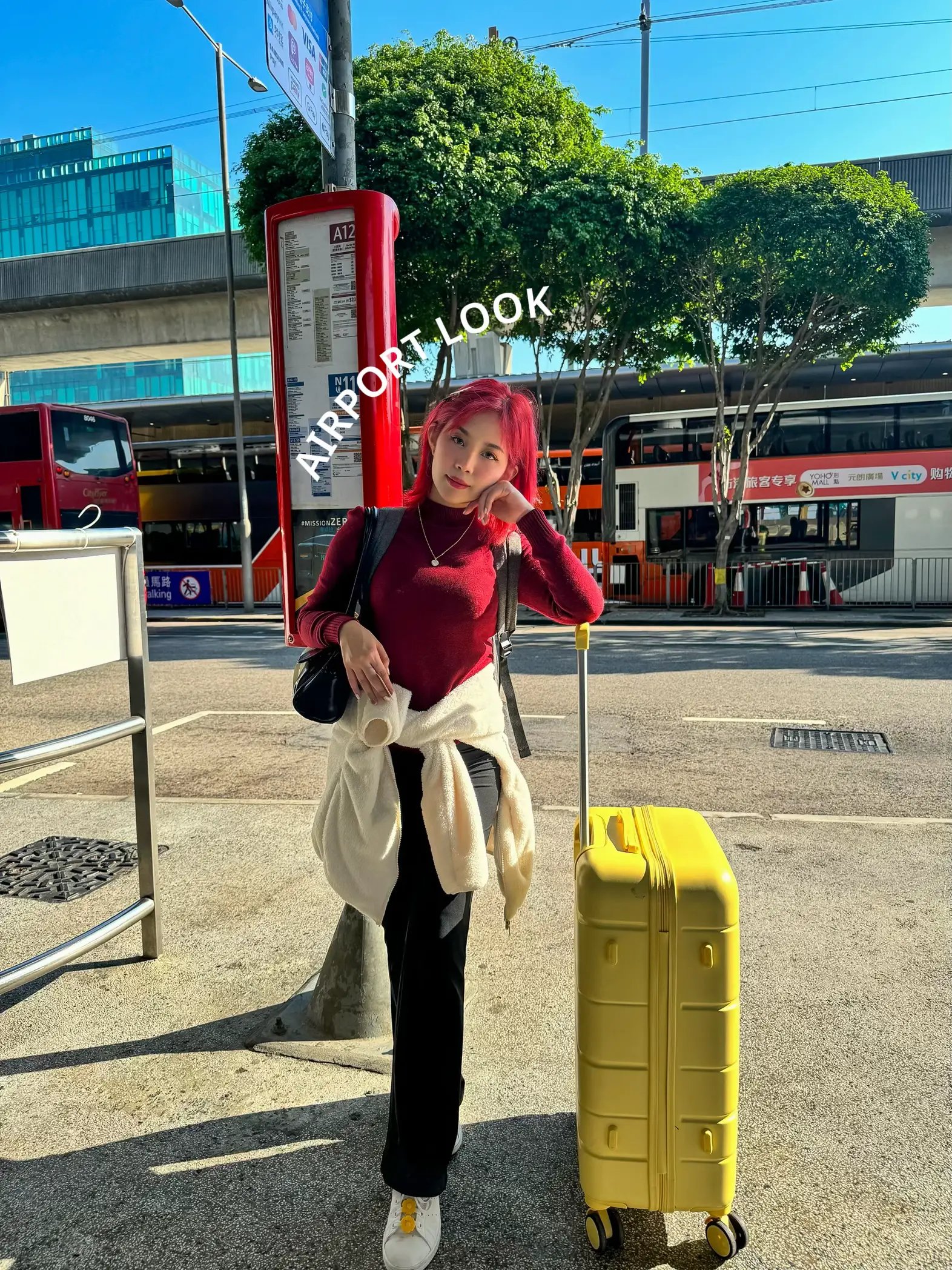 OOTD in Hong Kong | แชร์ไอเดียการแต่งตัวไปเที่ยวฮ่องกง 🇭🇰 | แกลเลอรีที่โพสต์โดย Mintt.pim | Lemon8