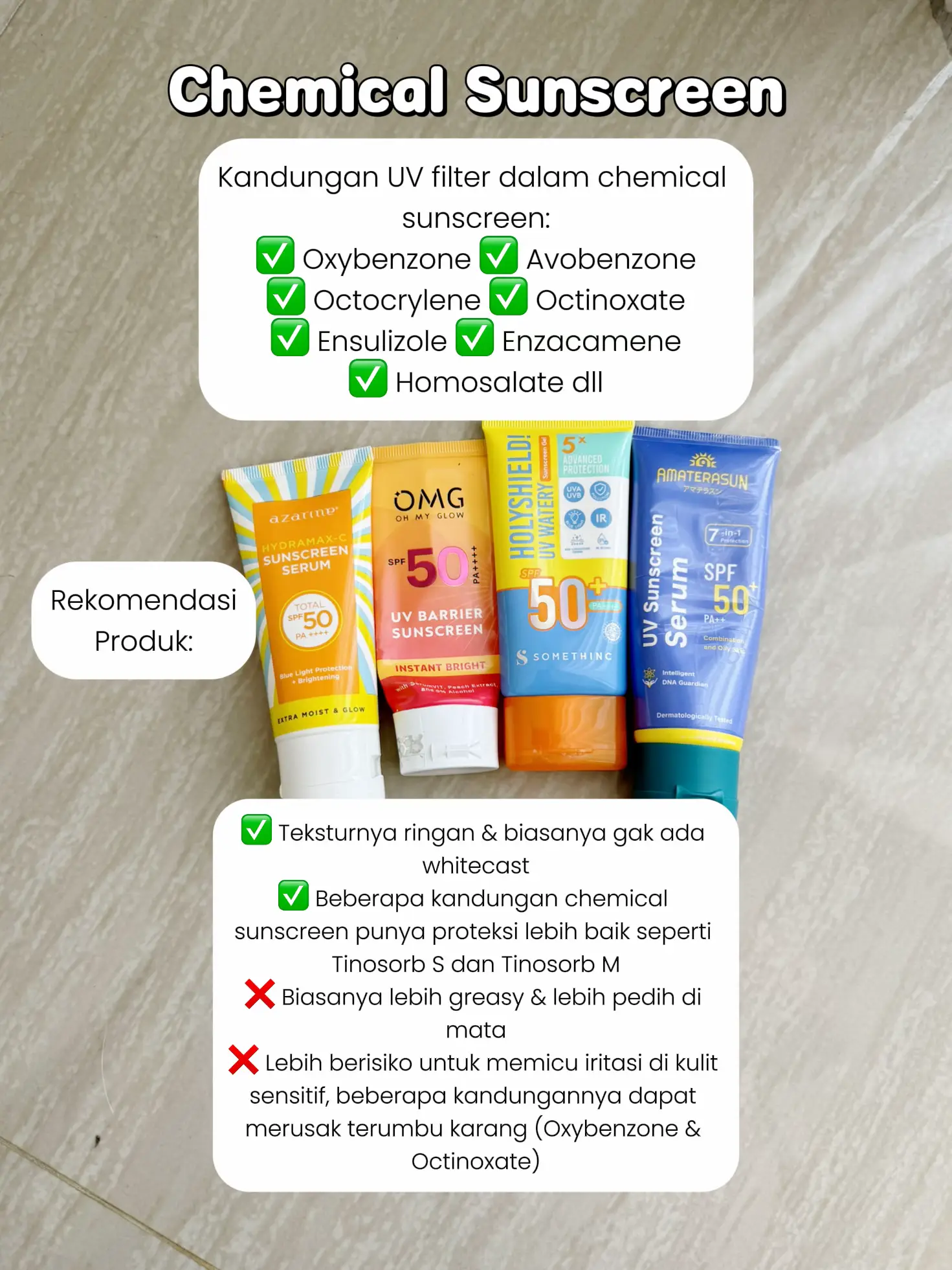 Tips Memilih & Mengenal Jenis Sunscreen yg Cocok | Galeri diposting ...