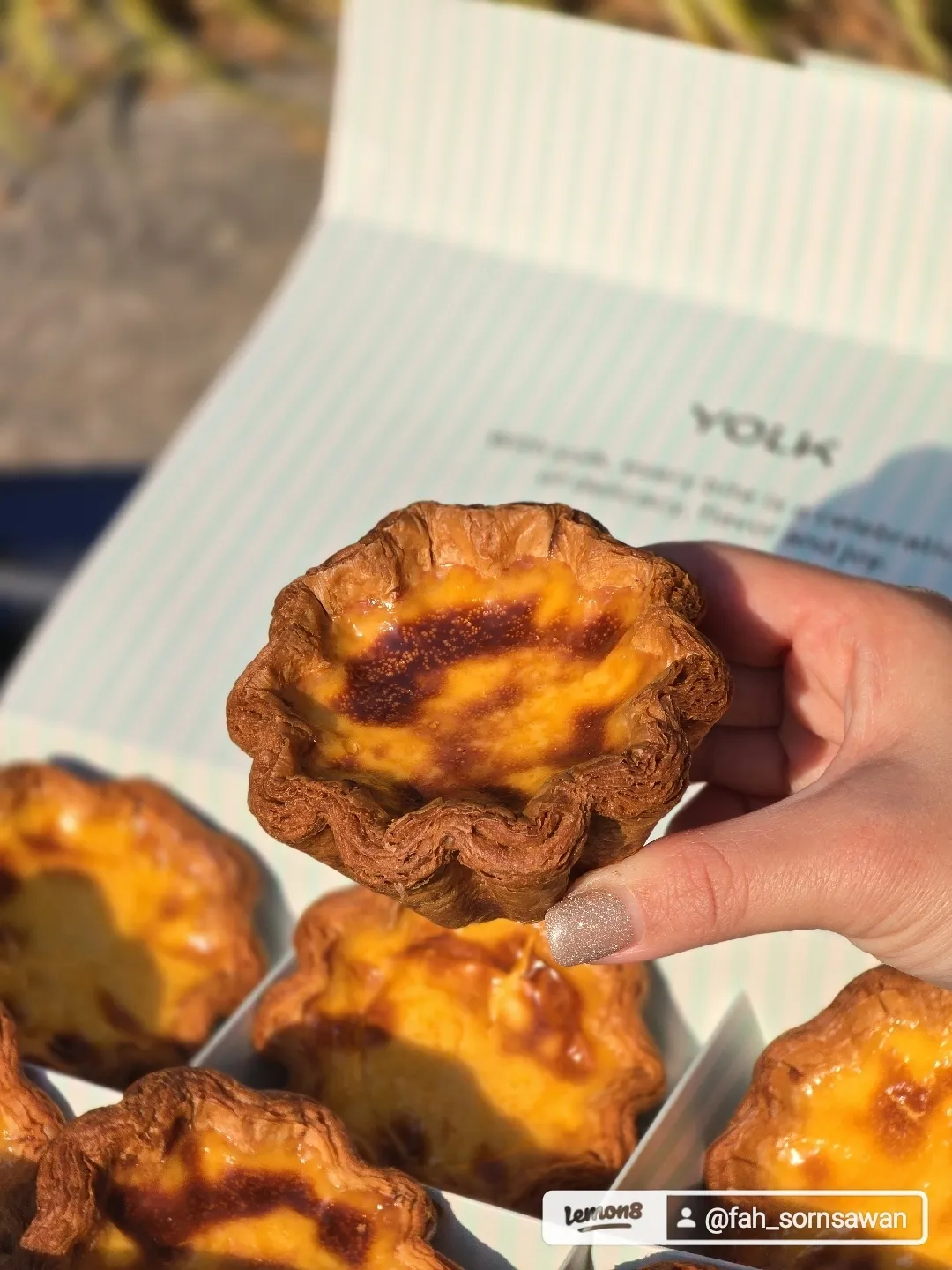 🥧ทาร์ตไข่สุดไวรัล เจ้าดัง บรรทัดทอง "YOLK" | แกลเลอรีที่โพสต์โดย Fah ...