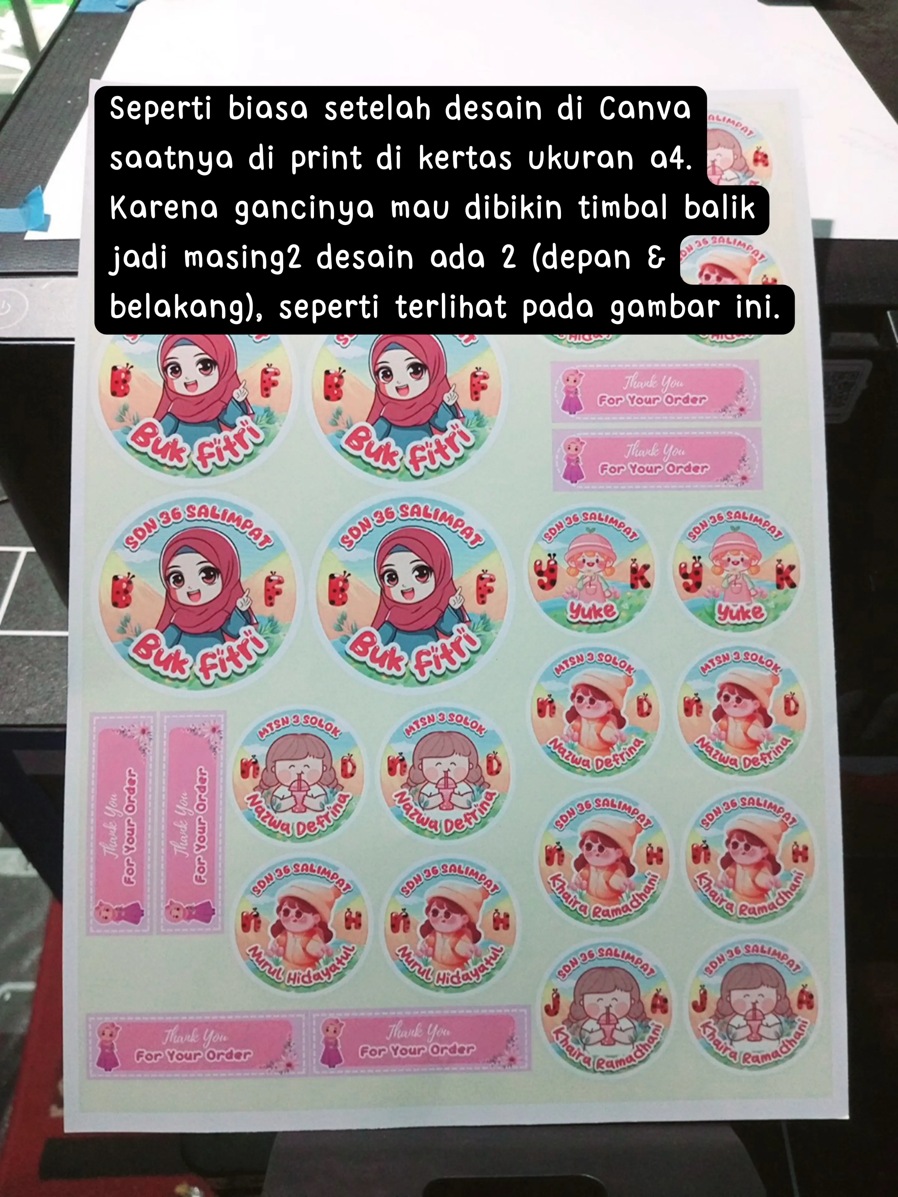 CARA BIKIN GANCI EKONOMIS ALA RUMAHAN VIA CANVA | Galeri diposting oleh Rara | Lemon8