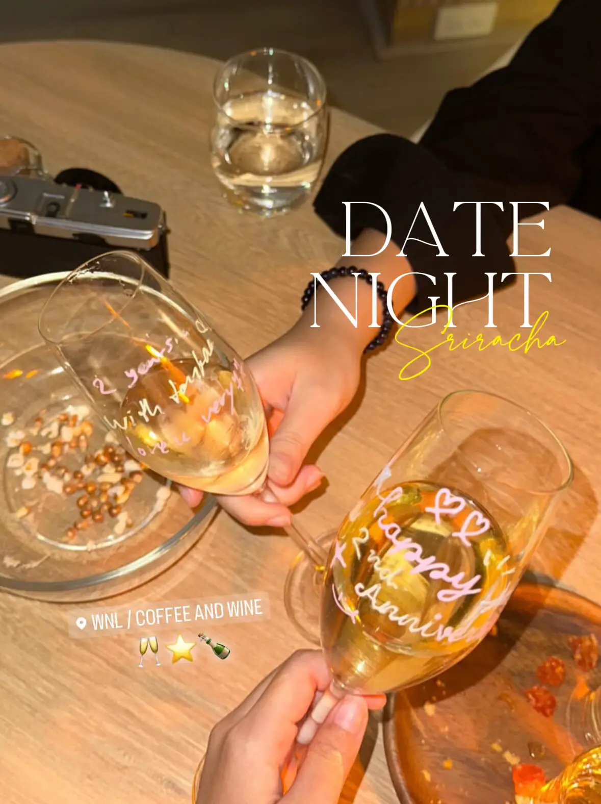 DATE NIGHT | WNL coffee and wine 🥂🍾 | แกลเลอรีที่โพสต์โดย venus v. | Lemon8