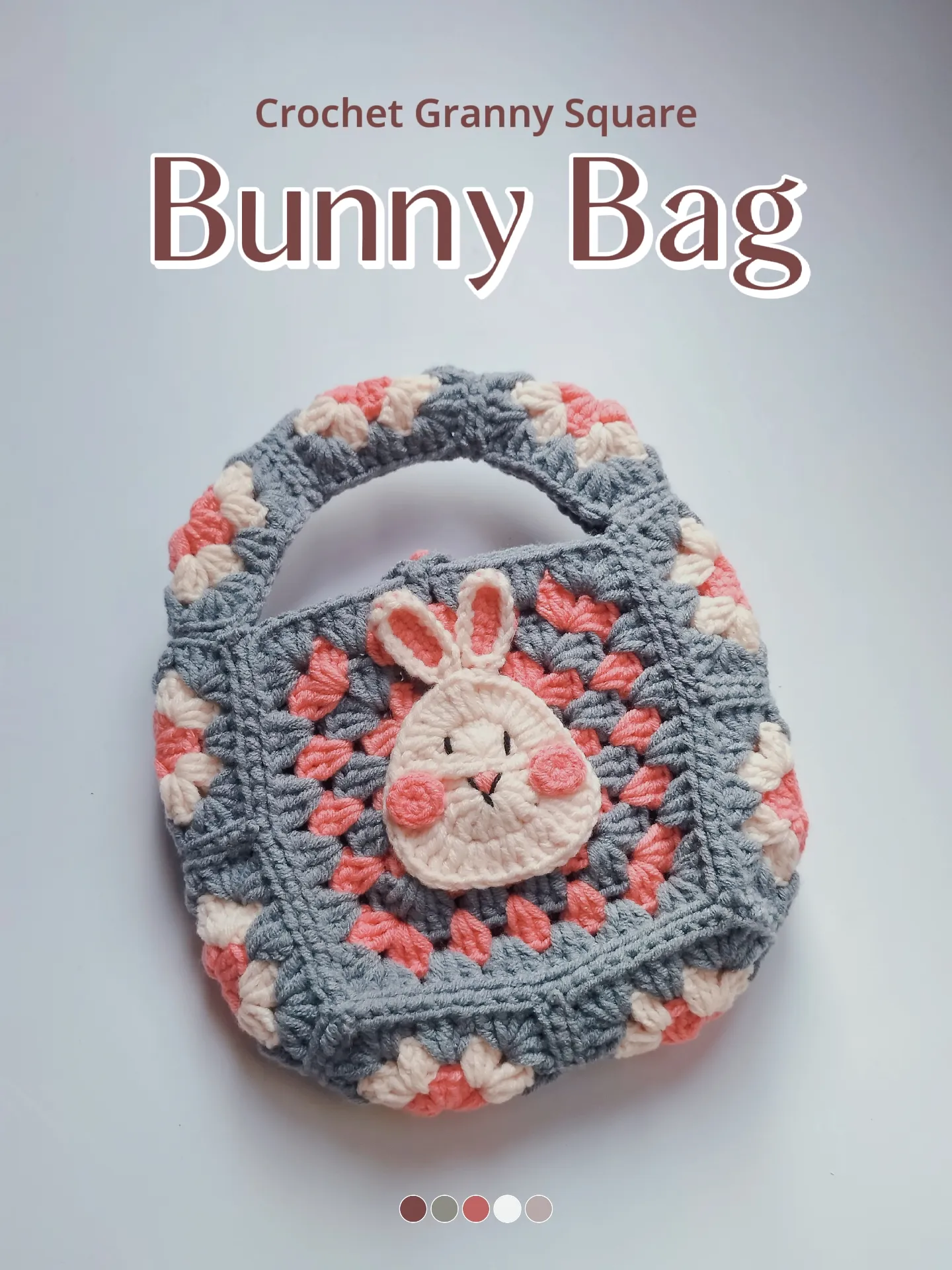 🐇กิจกรรมยามว่าง: ถักกระเป๋าน้องกระต่ายสุดน่ารัก | แกลเลอรีที่โพสต์โดย LittleStitch | Lemon8