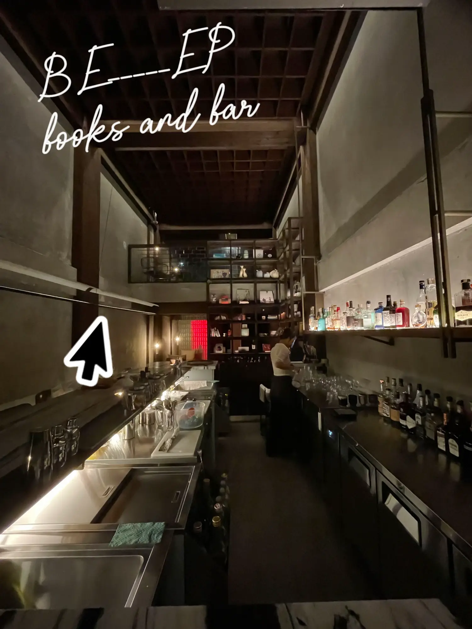 Be_____ep books and bar 🍸🍷🍺 (บาร์ลับ) | แกลเลอรีที่โพสต์โดย Pat. | Lemon8