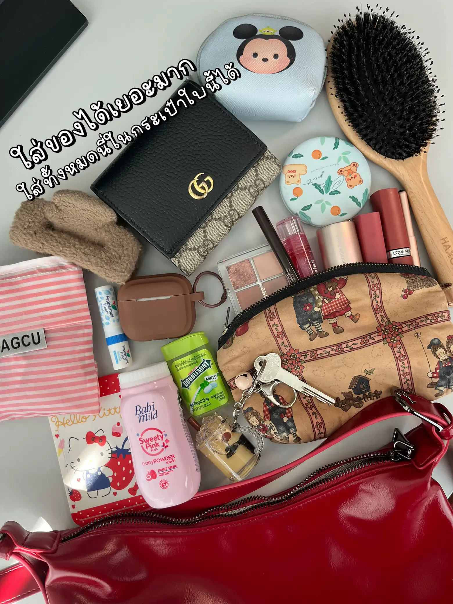 Kappa.bkk กระเป๋าที่สายแบกต้องถูกใจ คือรุ่น TAYLOR | แกลเลอรีที่โพสต์โดย Wayviiblog | Lemon8