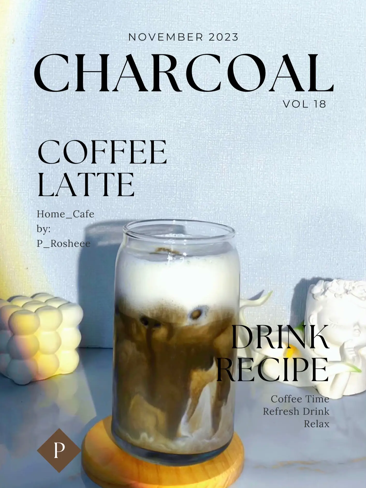 Charcoal Latte, Nikmat banget | Video published by Uputtt | Lemon8