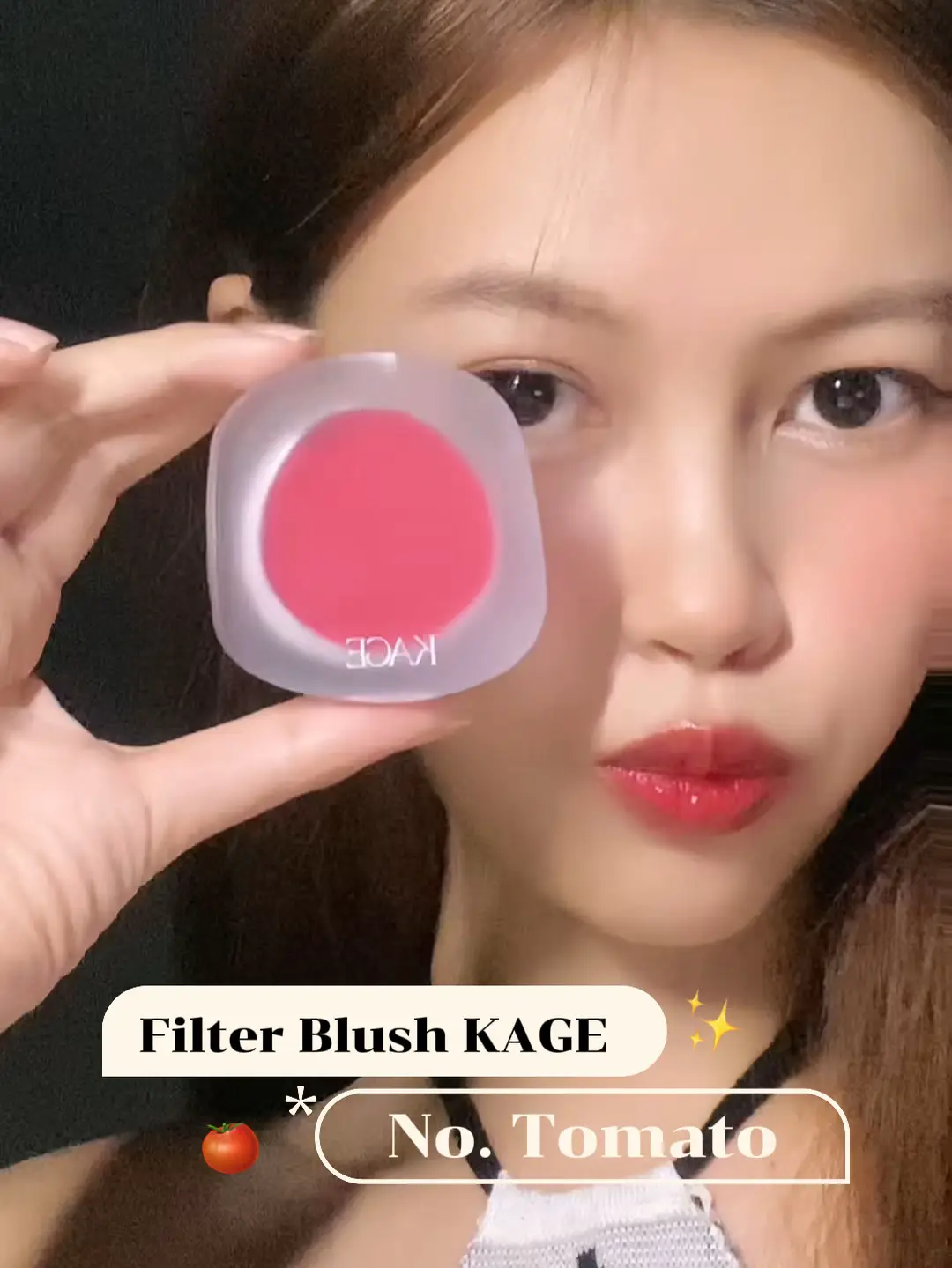 Filter blush KAGE 🍅 | วิดีโอที่เผยแพร่โดย Khanomlay | Lemon8