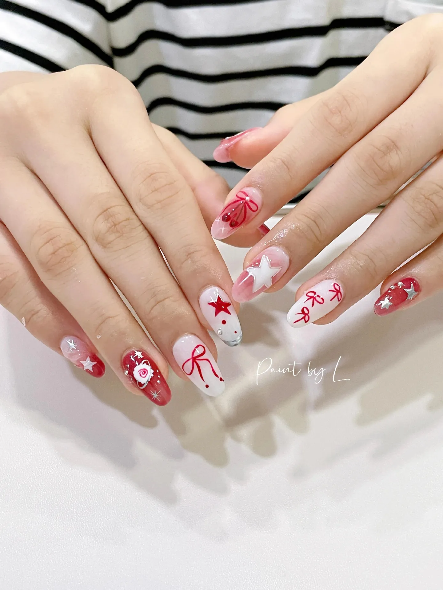 Red & white Y2k design🍒 | Gallery posted by Paint by L | Lemon8