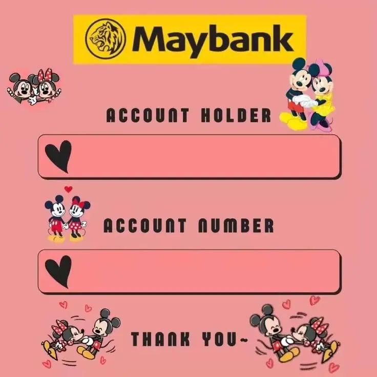 TEMPLATE AKAUN BANK. | Galeri disiarkan oleh ZeroEko | Lemon8