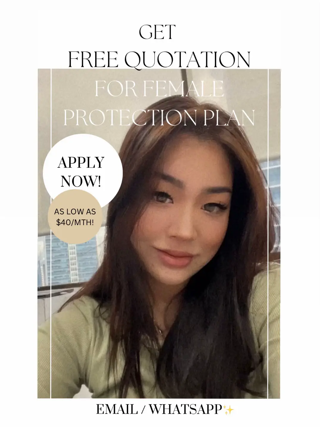 Get your quotation for female protection plan! | Gallery posted by ...