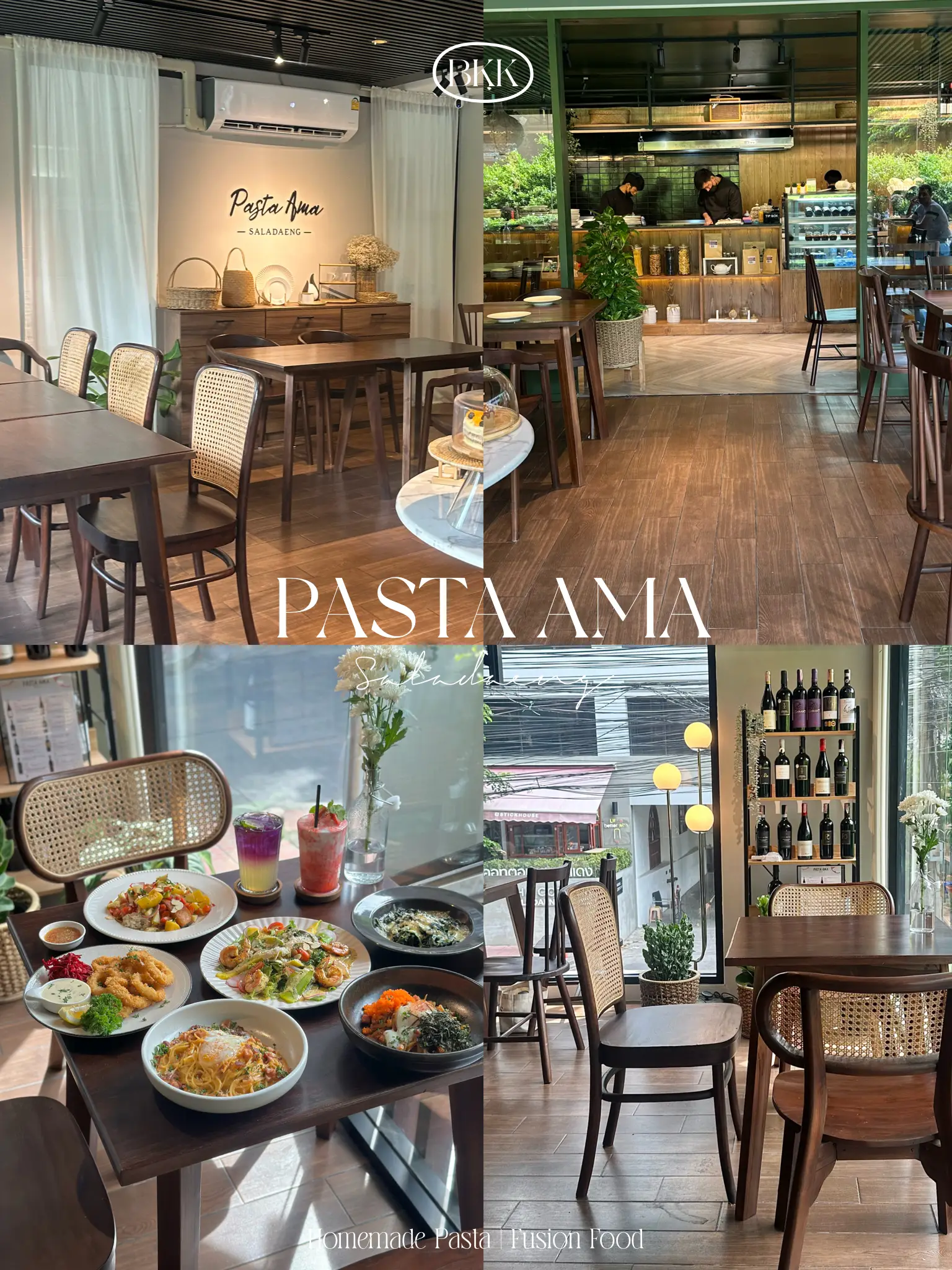 Pasta Ama ร้านพาสต้าโฮมเมดสาขาใหม่ย่านศาลาแดง 🍝🍃 | แกลเลอรีที่โพสต์โดย ...