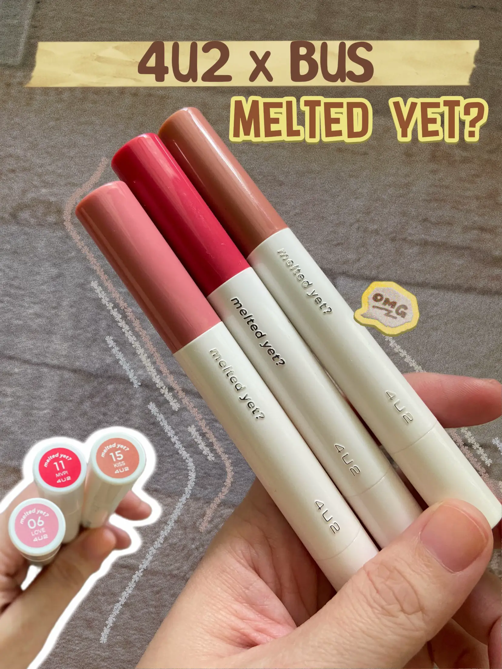 4U2 x BUS | Melted Yet? 🥰 | แกลเลอรีที่โพสต์โดย #CH | Lemon8