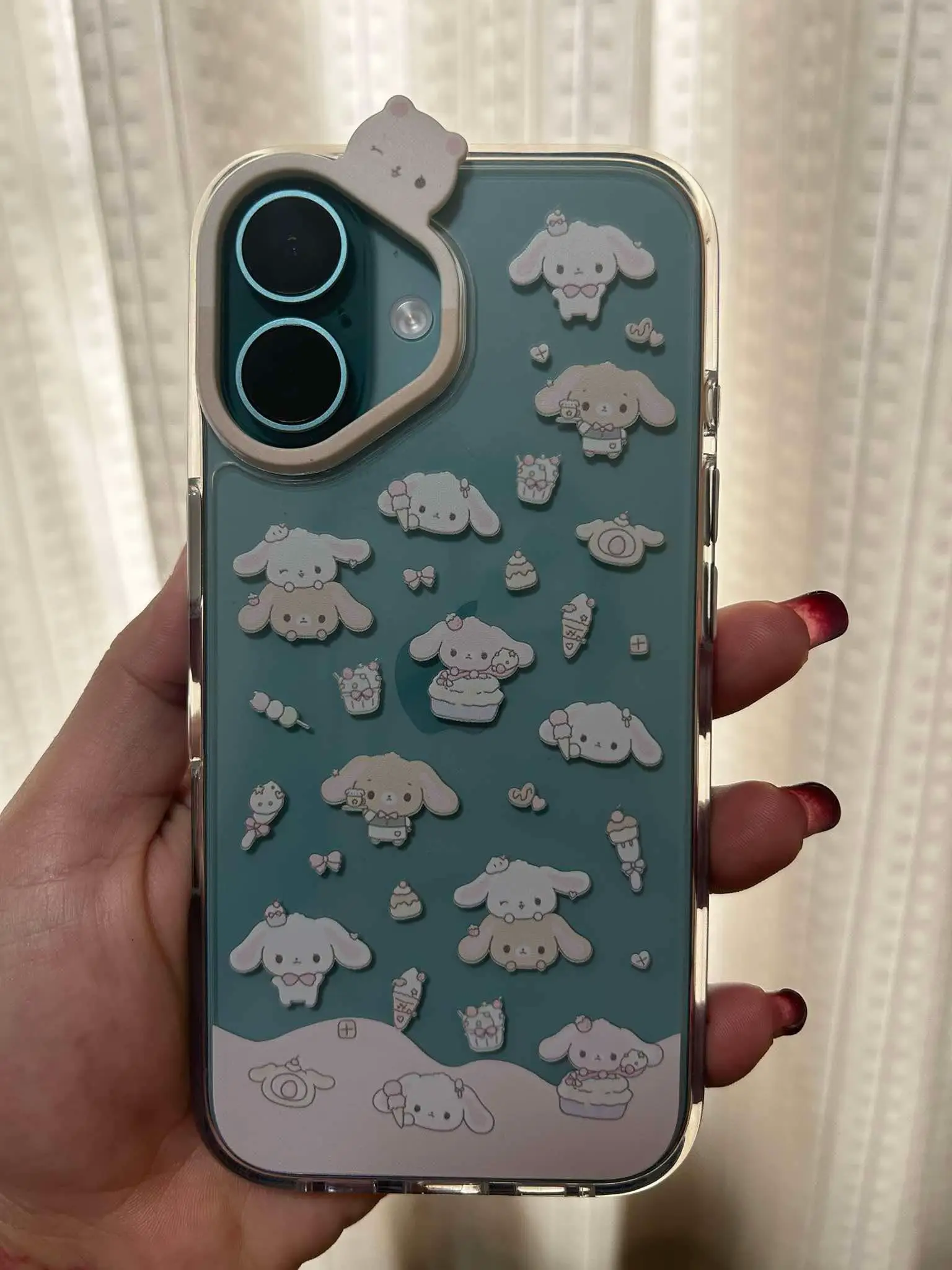 Review iPhone 16 สีเขียว ใส่case | แกลเลอรีที่โพสต์โดย ขนิษฐา า. | Lemon8