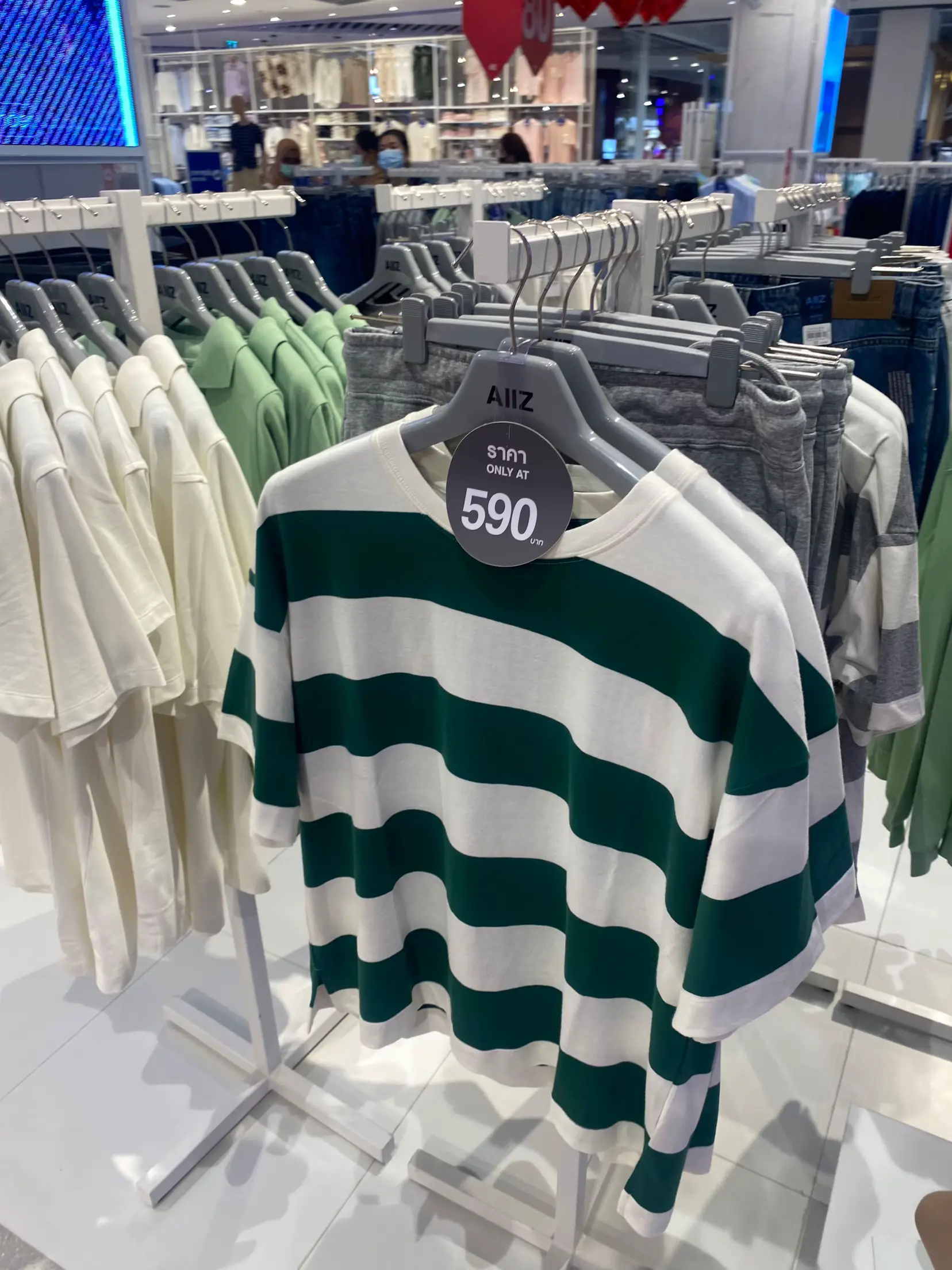 เพิ่งรู้ว่าเสื้อ AIIZ น่ารักขนาดนี้ 🫶🏻 | แกลเลอรีที่โพสต์โดย Cakejirapat | Lemon8