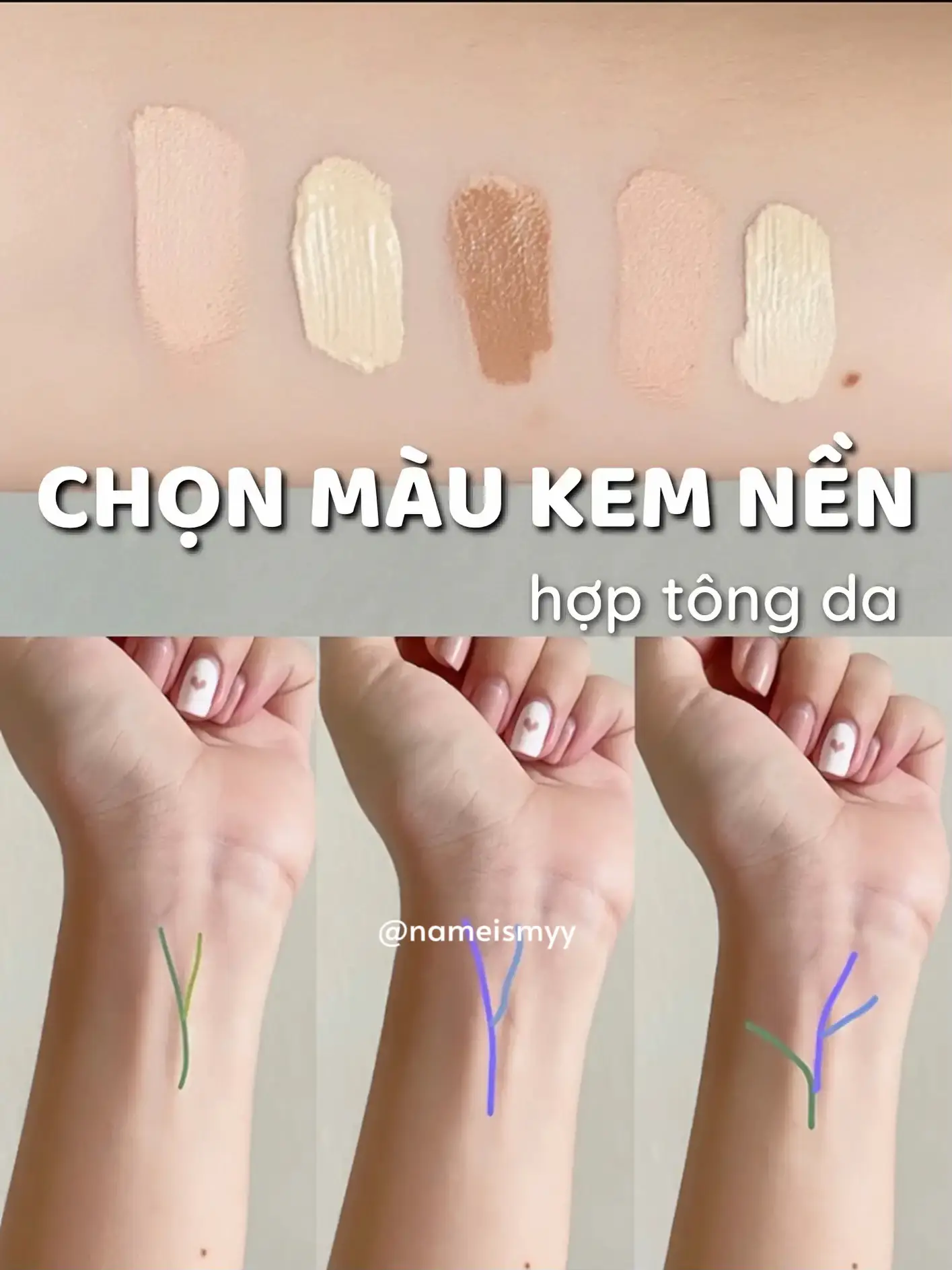 Chọn kem nền đúng với tone da của bạn | Bộ sưu tập do nameismyy đăng ...