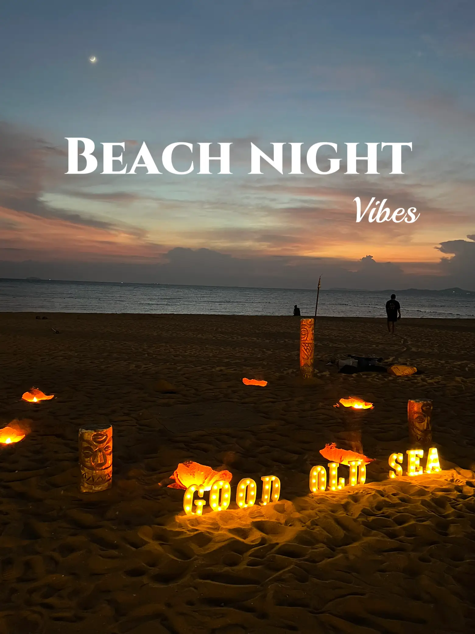 Beach night vibes ร้านดีจนต้องมาซ้ำ | แกลเลอรีที่โพสต์โดย ANCHISA♡ | Lemon8