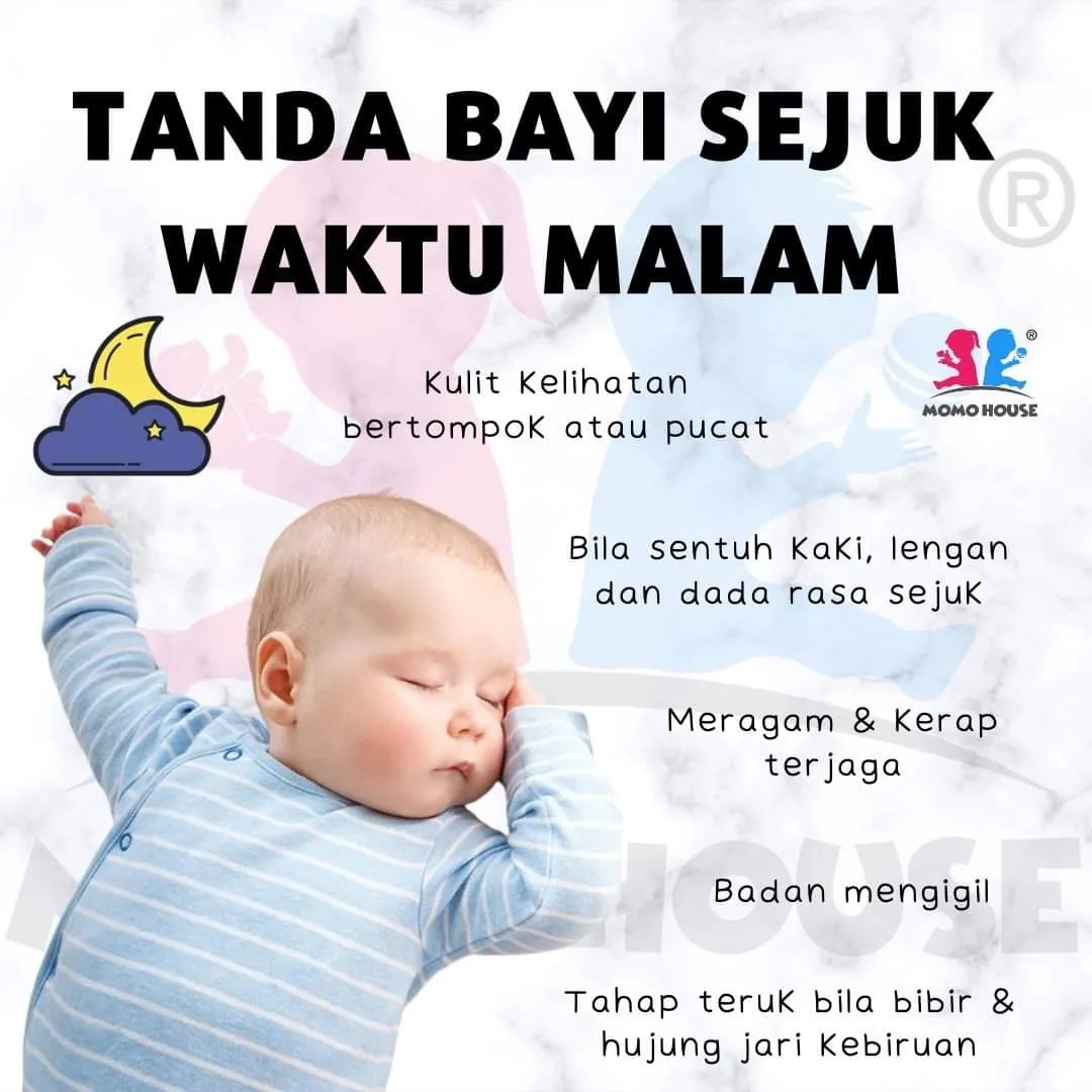 Kenali tanda bayi sejuk waktu malam. | Gallery posted by Momohouse | Lemon8