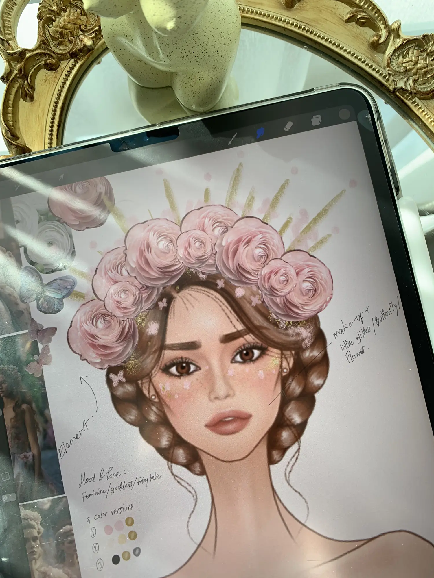 รีวิวแอพ Procreate 🏻 สำหรับทำงาน Fashion Design 👗🌸 | แกลเลอรีที่โพสต์ ...