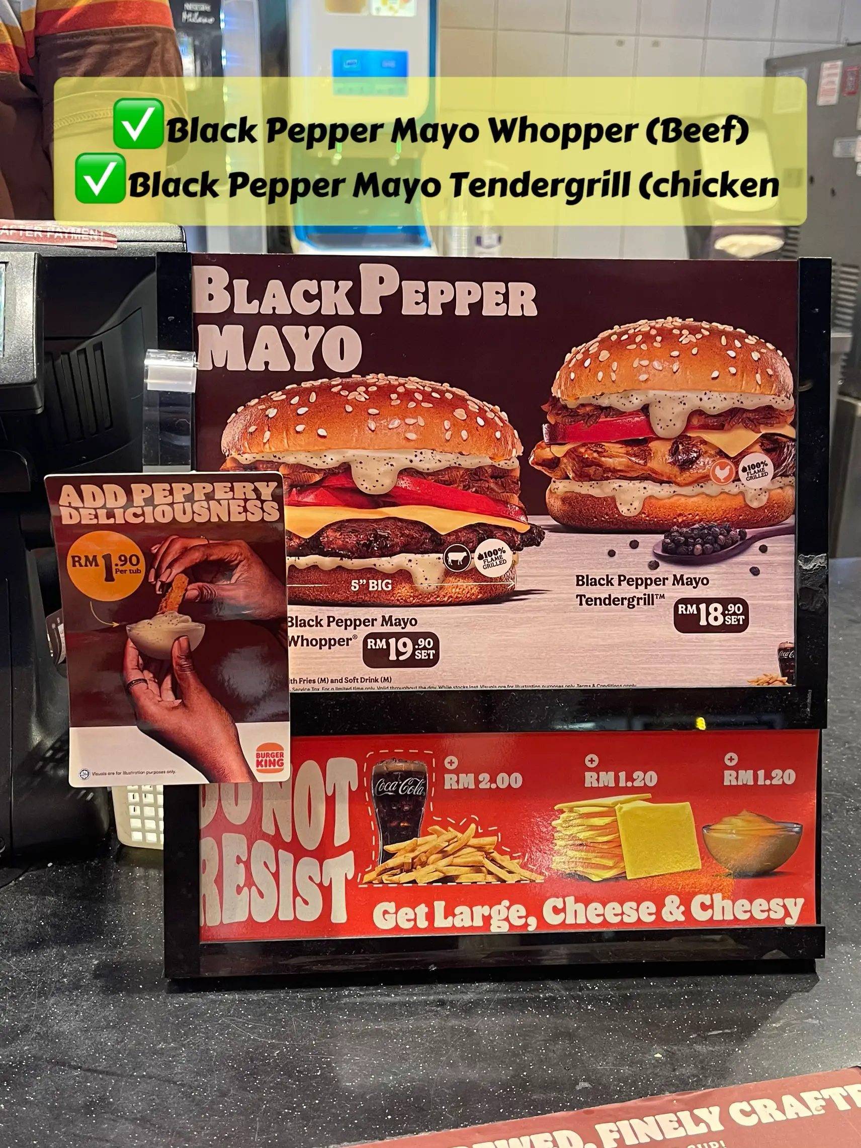 Burger King Black Pepper Mayo Series ‼️MUST TRY😍 | แกลเลอรีที่โพสต์โดย ...