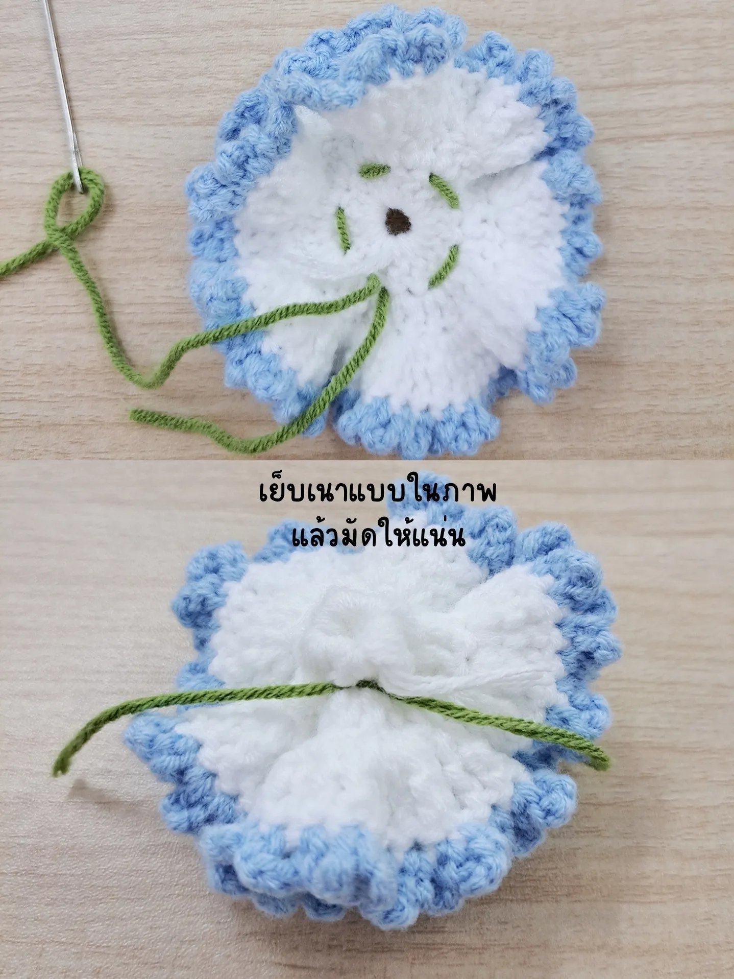 ถักดอกคาร์เนชั่นกันค่ะ | แกลเลอรีที่โพสต์โดย Radaa 🍀🌟 | Lemon8