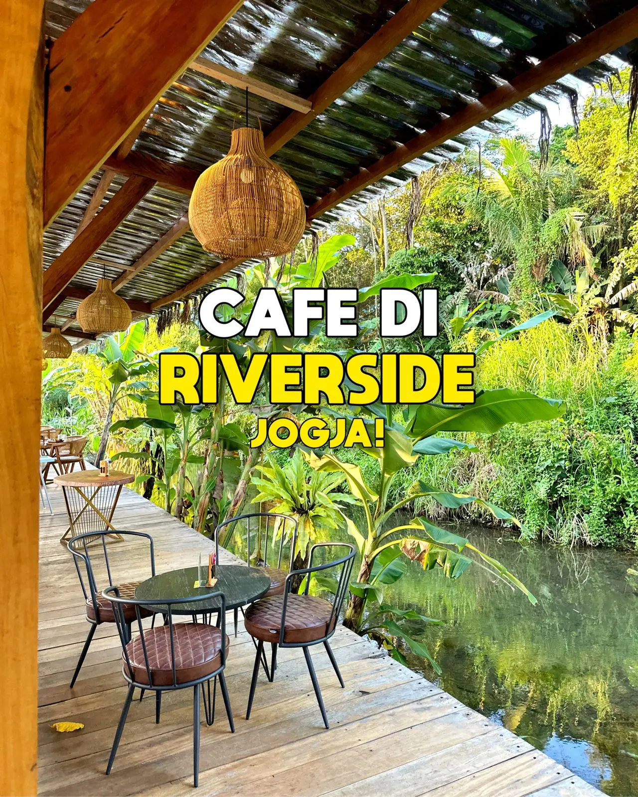 Cafe di Riverside Jogja! | Galeri diposting oleh Wimbo Prakoso | Lemon8