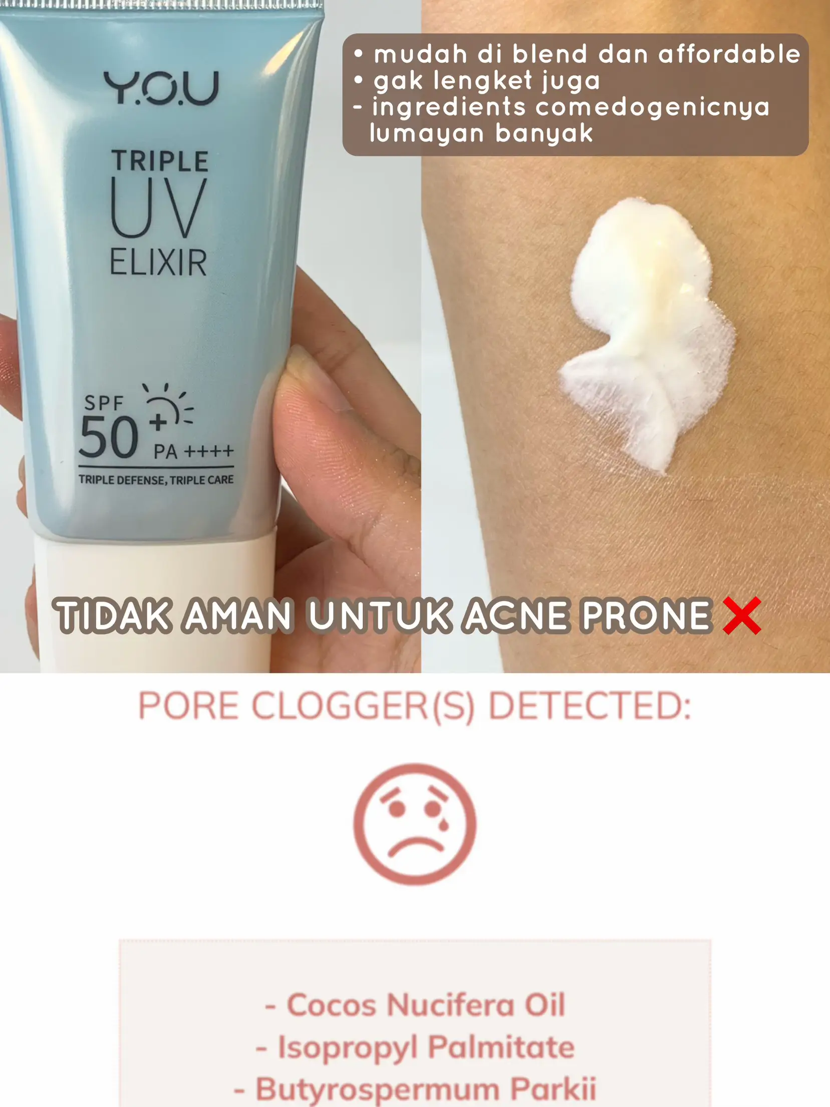 CEK SUNSCREEN KAMU SEKARANG ️ NON COMEDOGENIC GAK? | Galeri diposting ...