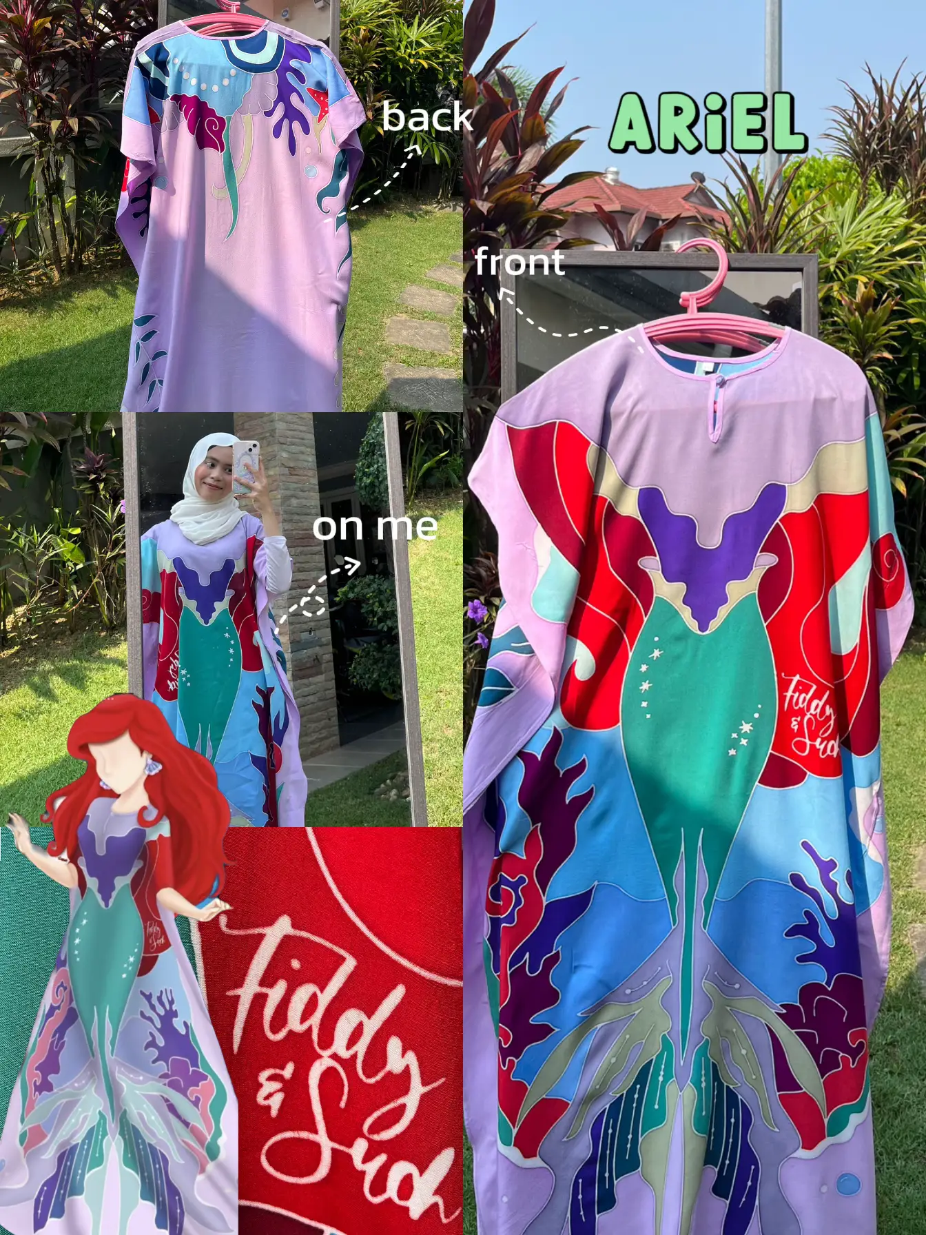 Baju Kelawar Disney Princess by Fiddy&Such | แกลเลอรีที่โพสต์โดย Puteri ...