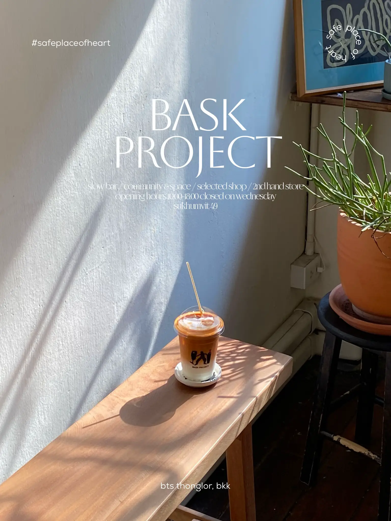 @baskproject — คาเฟ่และคอมมูนิตี้สายอาร์ตใจกลางสุขุมวิท 🪟⭐️ | แกลเลอรี ...