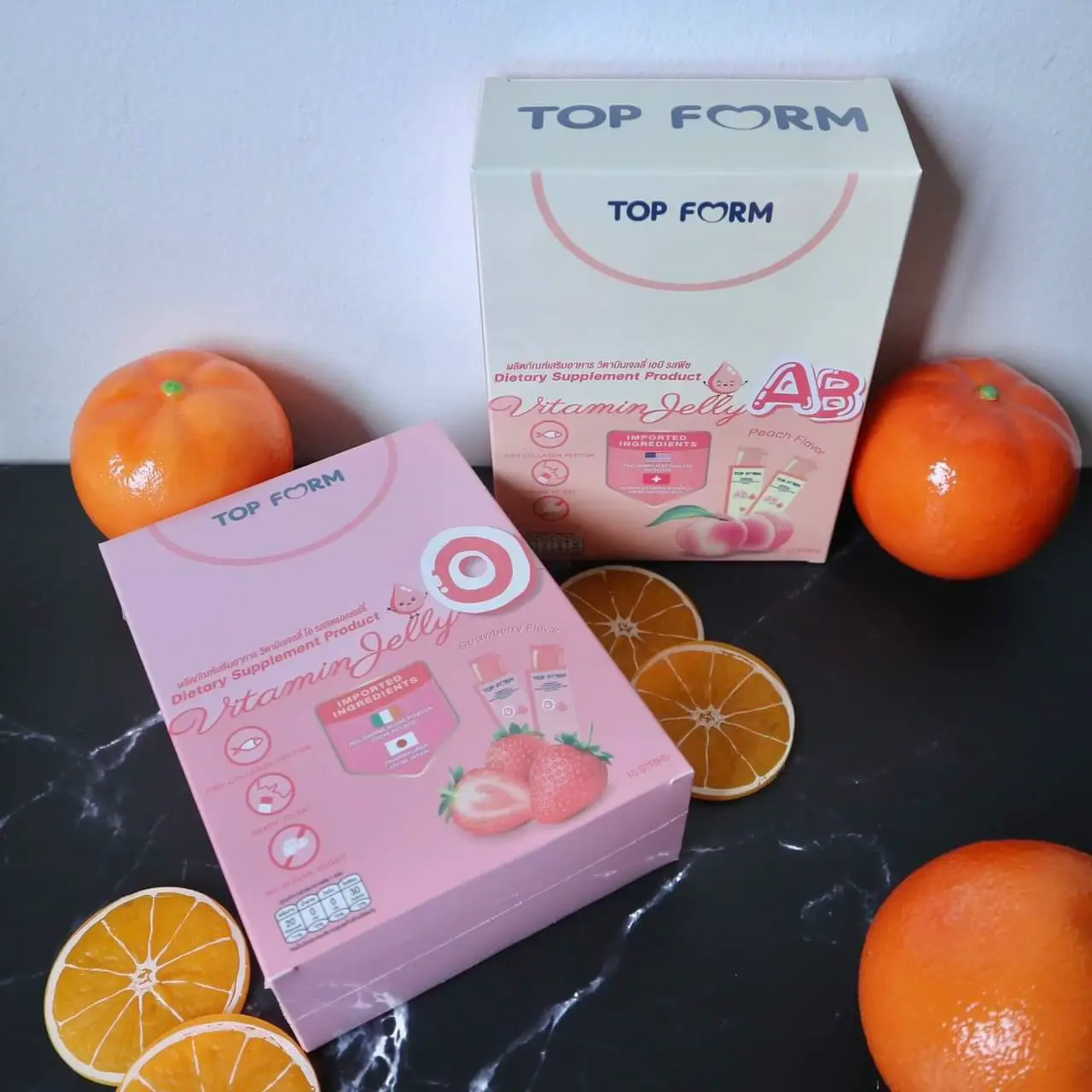 วิตามินเจลลี่ตามกรุ๊ปเลือด แบรนด์ TOP FORM 🍊🍓🍋🍑 | แกลเลอรีที่โพสต์โดย PaikubPro | Lemon8