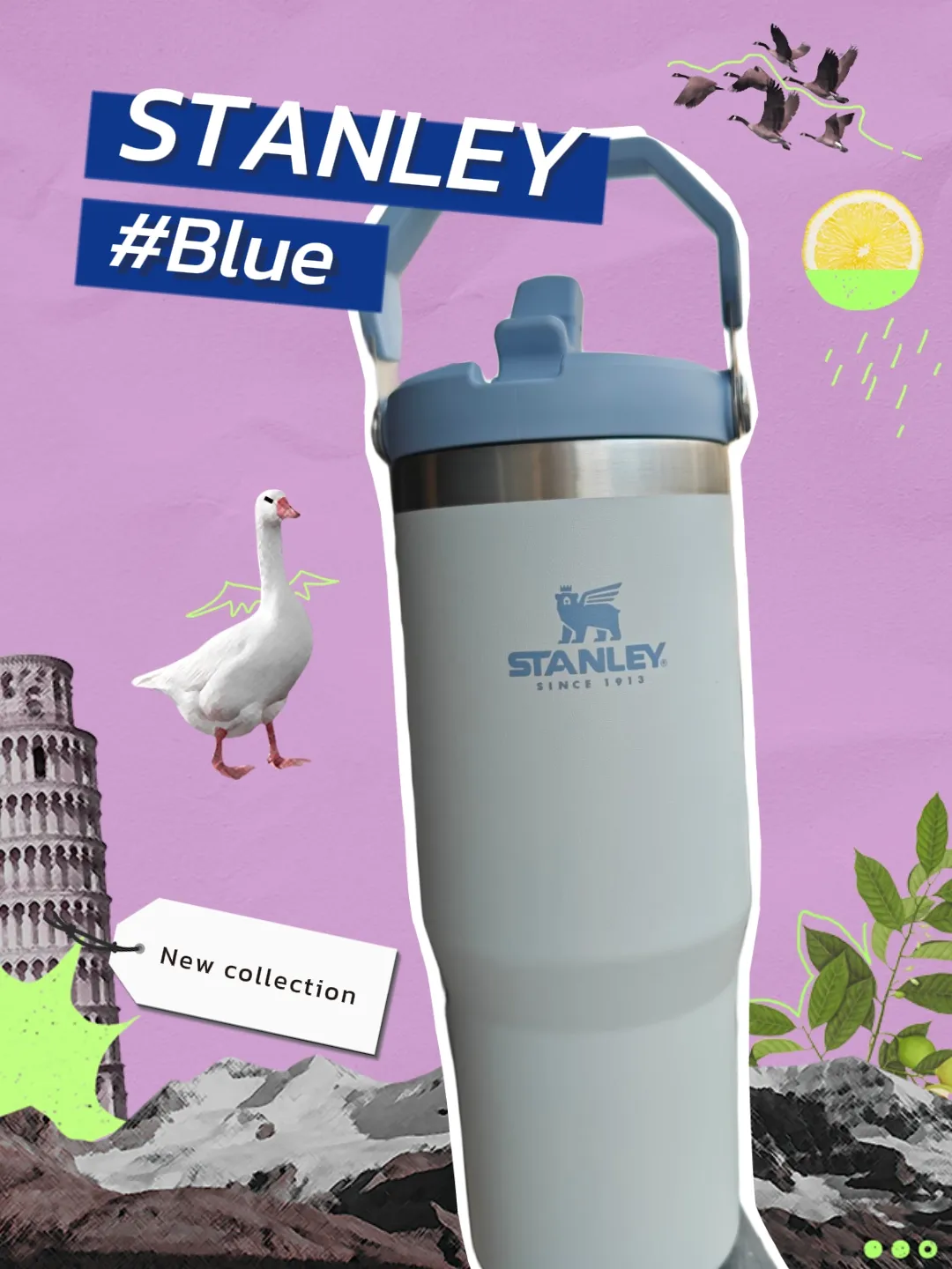 STANLEY สีฟ้า สวยถูกใจมั๊กมากๆ 🥤🌀 | แกลเลอรีที่โพสต์โดย เที่ยวกับเพื่อน ...