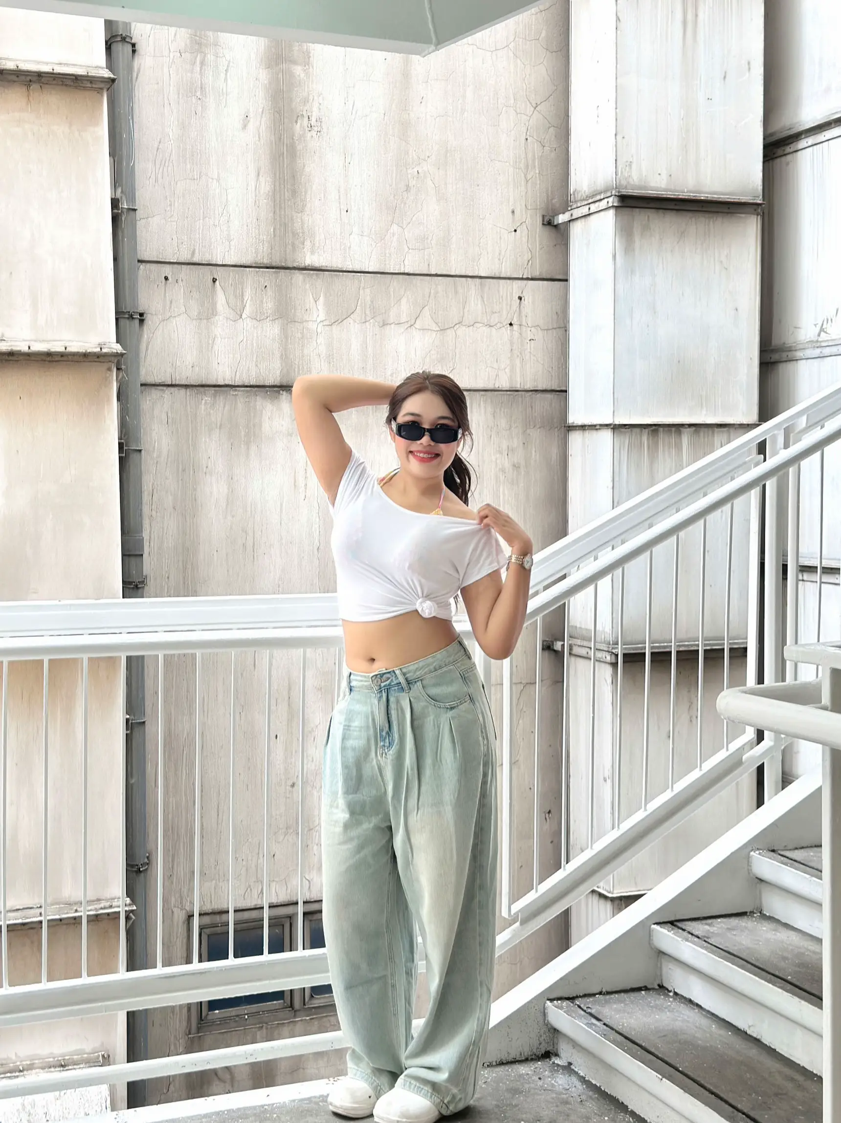 แชร์การแต่งตัวสาว70kg🖤 | แกลเลอรีที่โพสต์โดย หยกเต๋อ | Lemon8