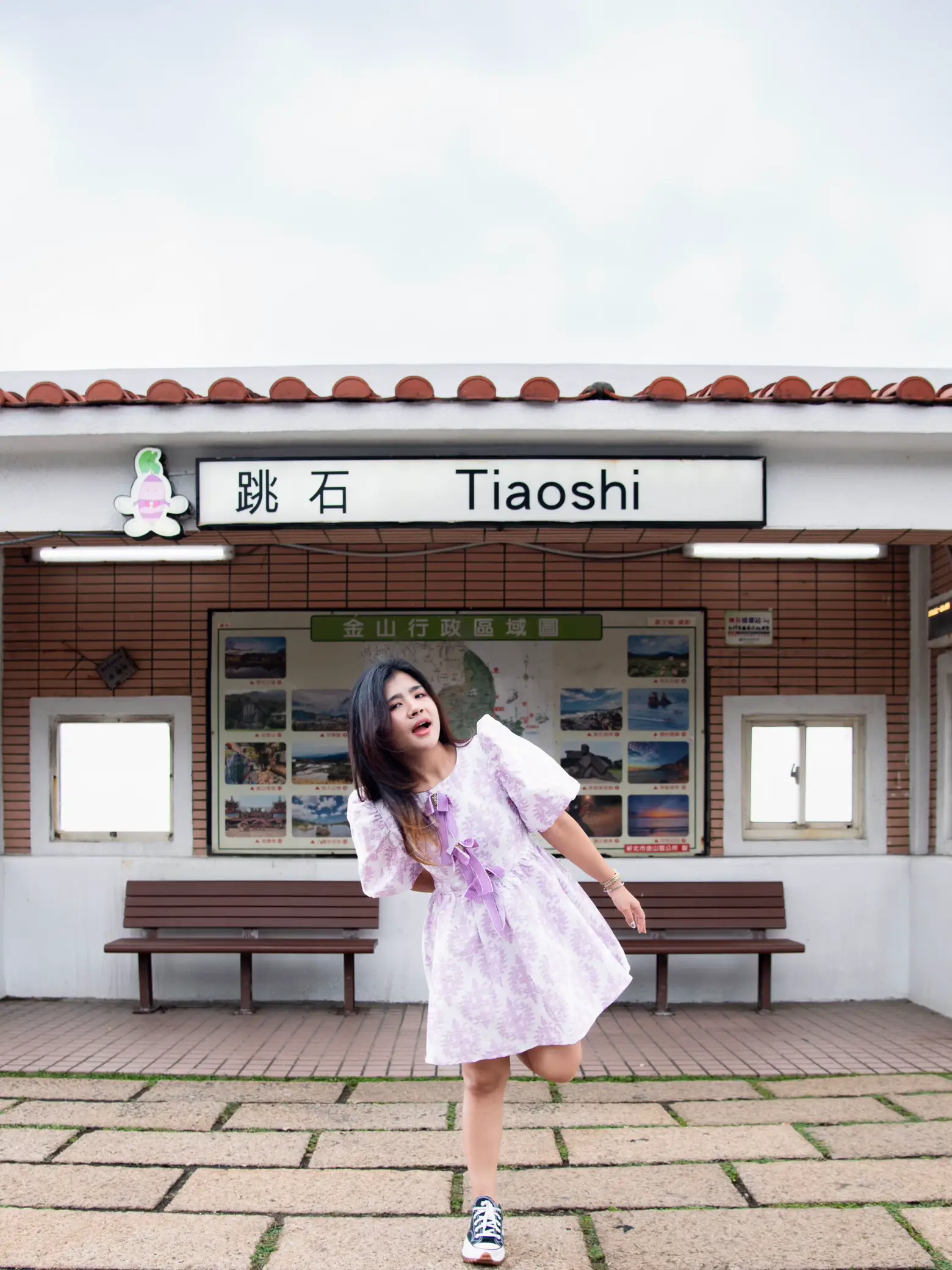 Tiaoshi bus stop in Taiwan | แกลเลอรีที่โพสต์โดย ยิ้มพาไปรีวิว | Lemon8