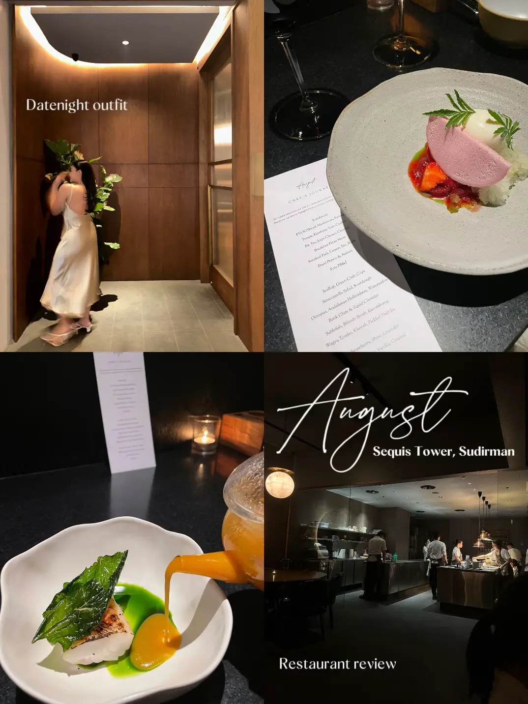 AUGUST RESTAURANT REVIEW 🤍 | Galeri diposting oleh KarynImamPutri | Lemon8