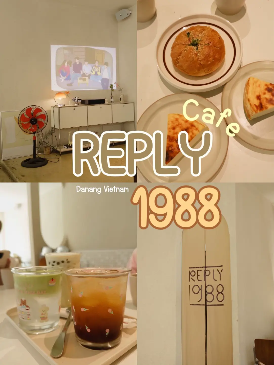 REPLY 1988 Cafe คาเฟ่สไตล์เกาหลีในดานัง เวียดนาม 🥤☕️ | แกลเลอรีที่โพสต์ ...