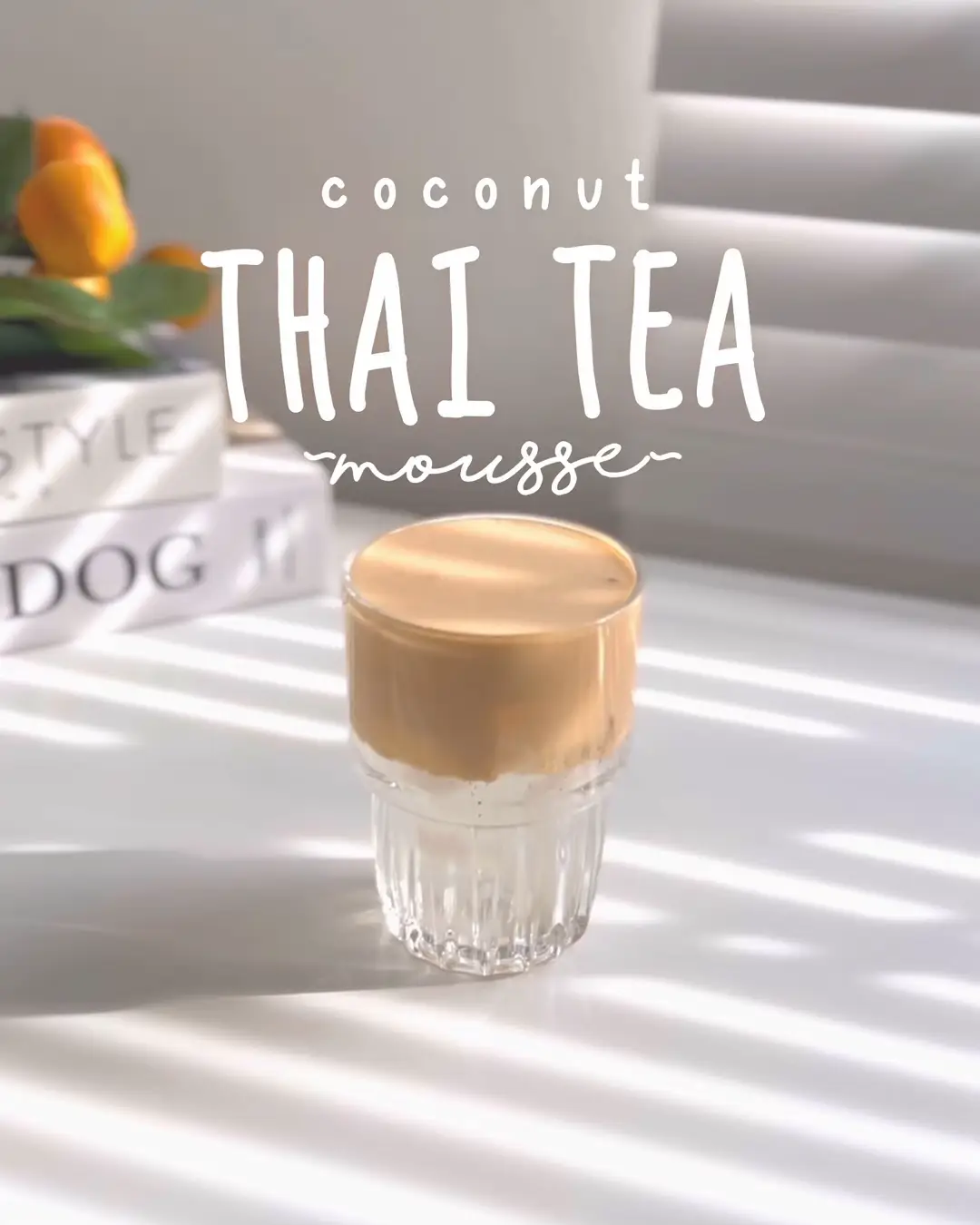 COCONUT THAI TEA MOUSSE | วิดีโอที่เผยแพร่โดย Micasa_n_cafe | Lemon8