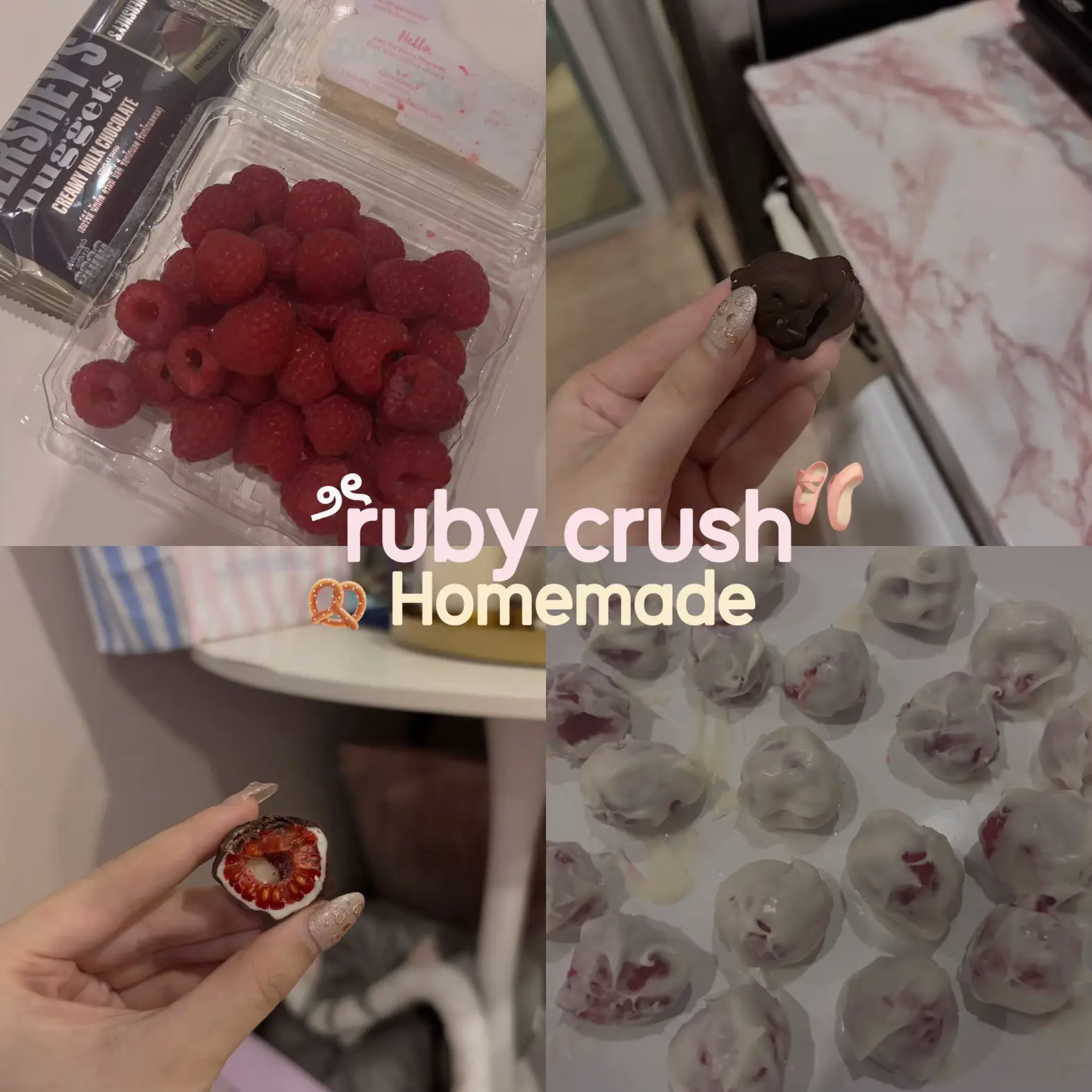 Ruby crush ขนมที่ฮิตที่สุดในตอนนี้ 🥨🩰💖 | แกลเลอรีที่โพสต์โดย 💖🩰🎠🫧 | Lemon8