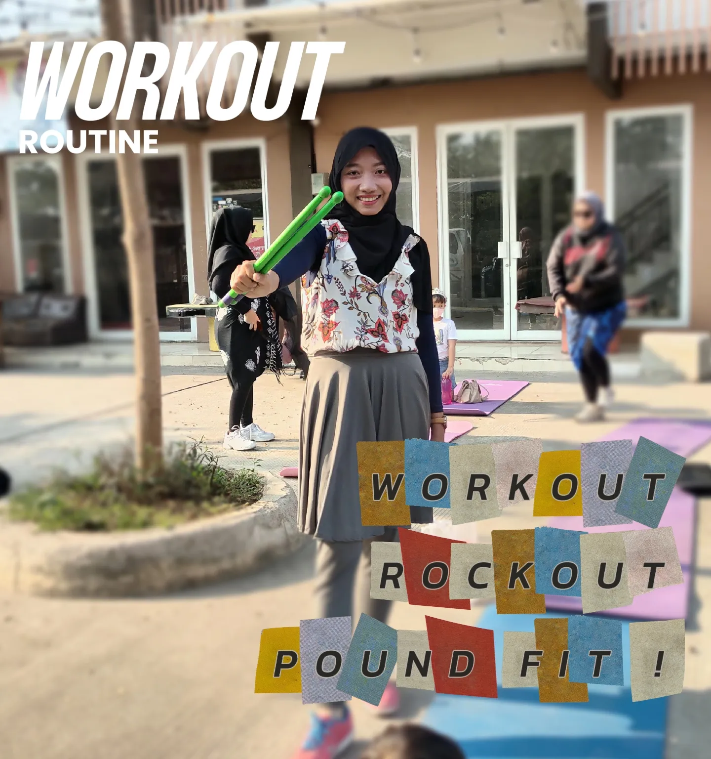 WORKOUT, ROCKOUT , POUND FIT ! | Galeri diposting oleh aica 🍒 | Lemon8