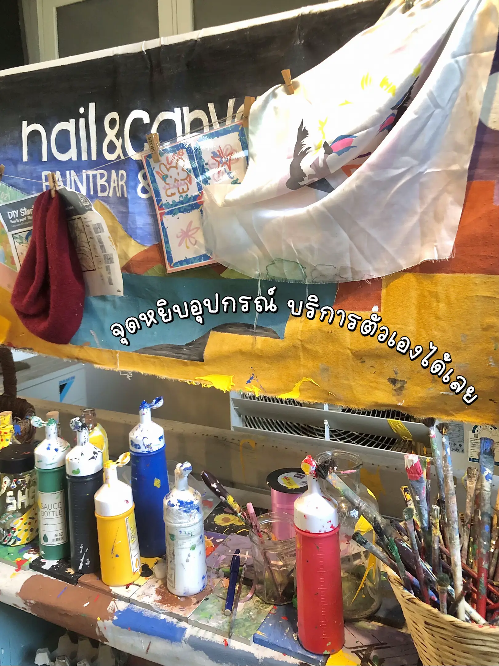 Nail & Canvas ห้าแยกลาดพร้าว | Workshop รักษ์โลก 🍃🎨 | แกลเลอรีที่โพสต์ ...