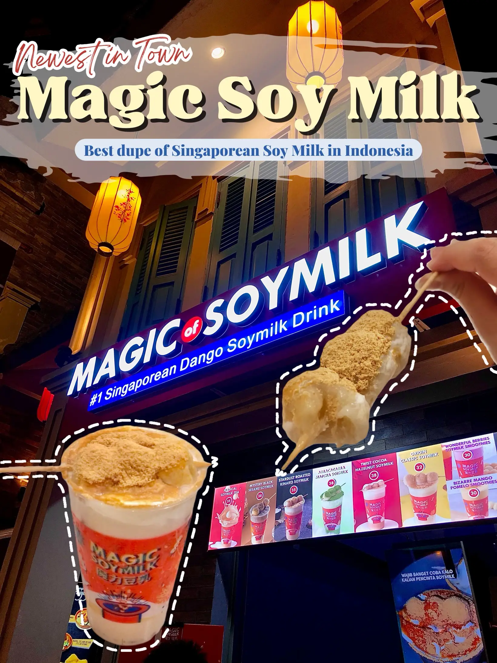 TRYING BEST DUPE SINGAPOREAN DANGO SOYMILK🥛 | Galeri diposting oleh ...