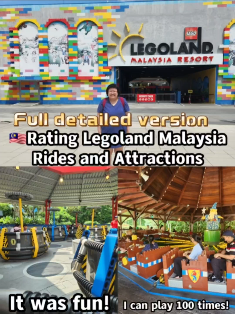 🇲🇾Rating Legoland Malaysia Rides and Attractions! | Video diterbitkan ...