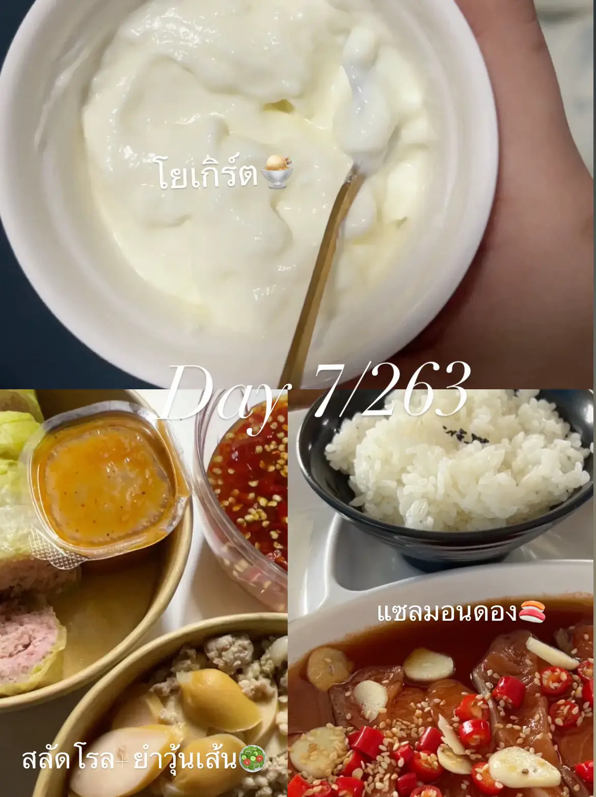 Day71 ข้าวปั้นแซลมอน กินแล้วอ้วนไหม?🍙🐟🍊 | วิดีโอที่เผยแพร่โดย เก๋เก๋แก้มกลม | Lemon8