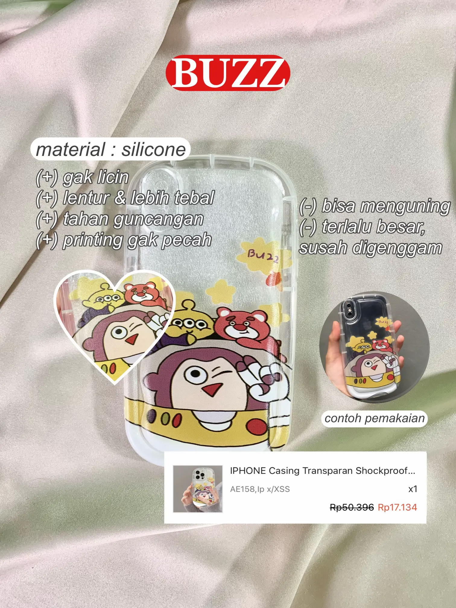 REKOMENDASI CASE HP LUCU & AESTHETIC CUMA 10RBan 🎀 | แกลเลอรีที่โพสต์โดย anaura ♡ | Lemon8